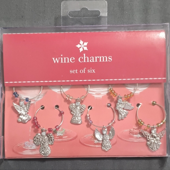Target | Dining | Vtg Target 203 Angel Wine Glass Charms New In Box ...